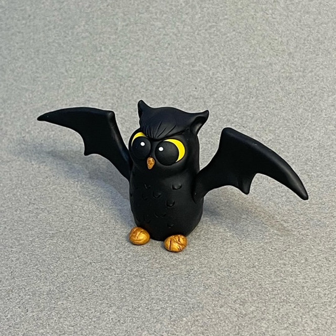 Bat Owl, Owl Sculpture, Bird Sculpture, Bird Figurine, Owl Figurine ...