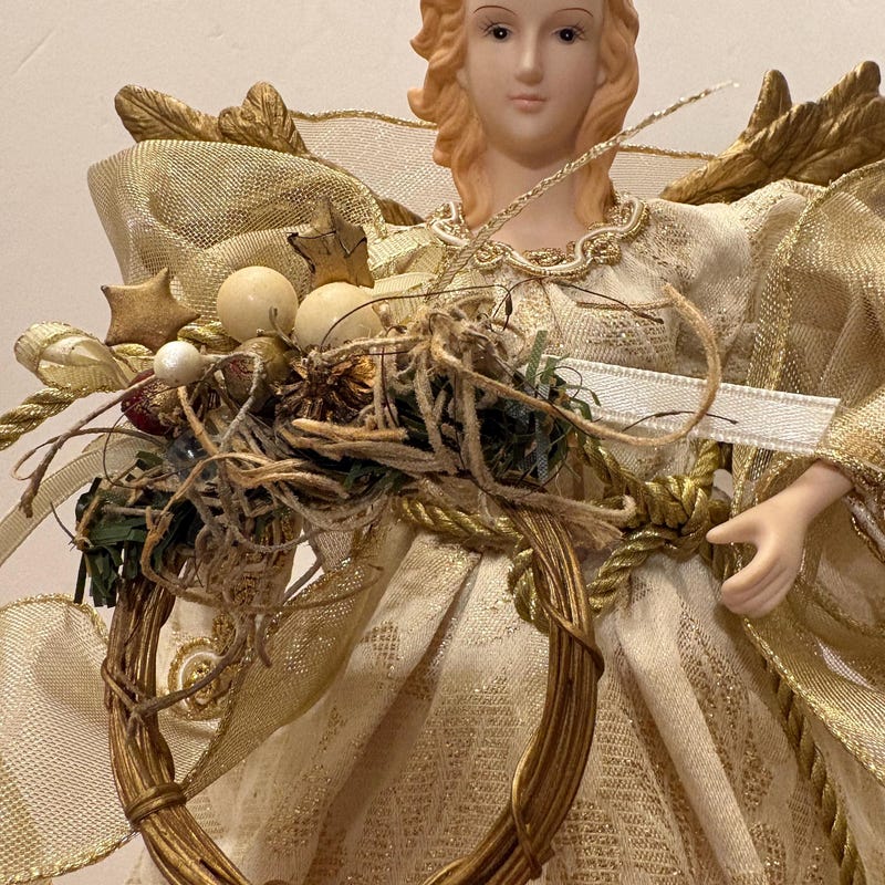 Vintage Satin Tree Topper - Etsy