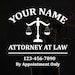 Law Office Vinyl Decal: Custom Company Logo, Storefront Window ...