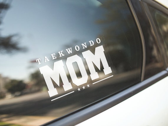 Taekwondo Mom Vinyl Decal Sticker for Your Car Laptop Tablet - Etsy