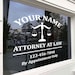 Law Office Vinyl Decal: Custom Company Logo, Storefront Window ...