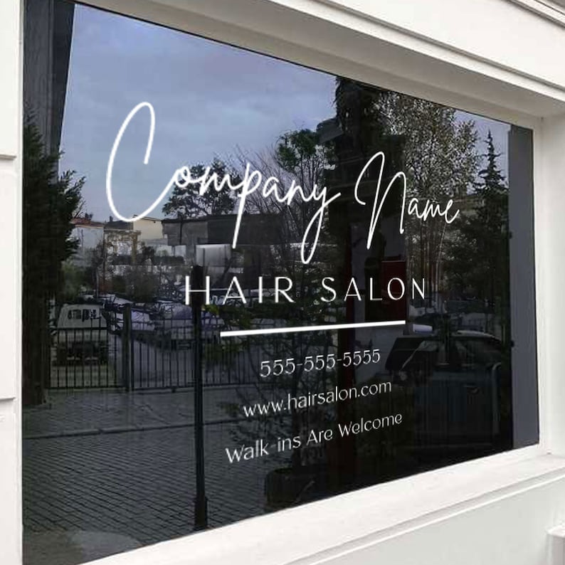 Custom Sign Vinyl Decal, Custom Company Logo, Vinyl Stickers for ...