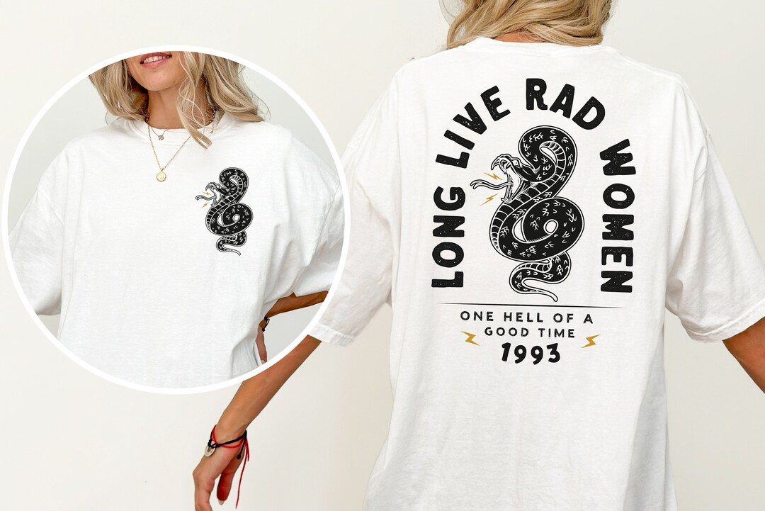 Long Live Rad Women Tee, Feminist Girl Power Shirt, Women's Rights ...
