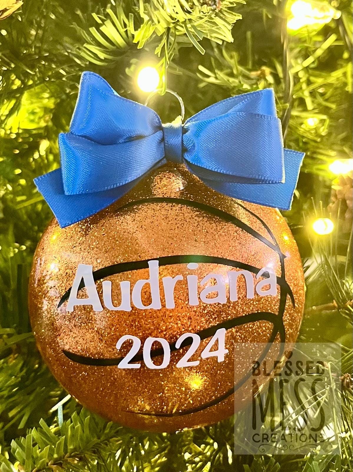Basketball Personalized Christmas Ornament - Etsy