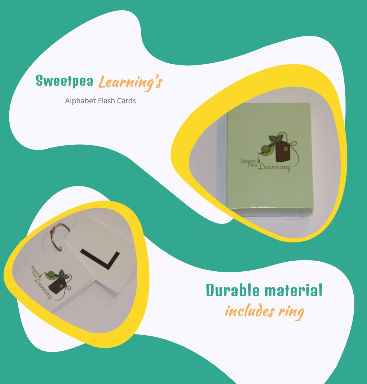 Black and White Alphabet Letter Flash Cards (high Quality) - Etsy