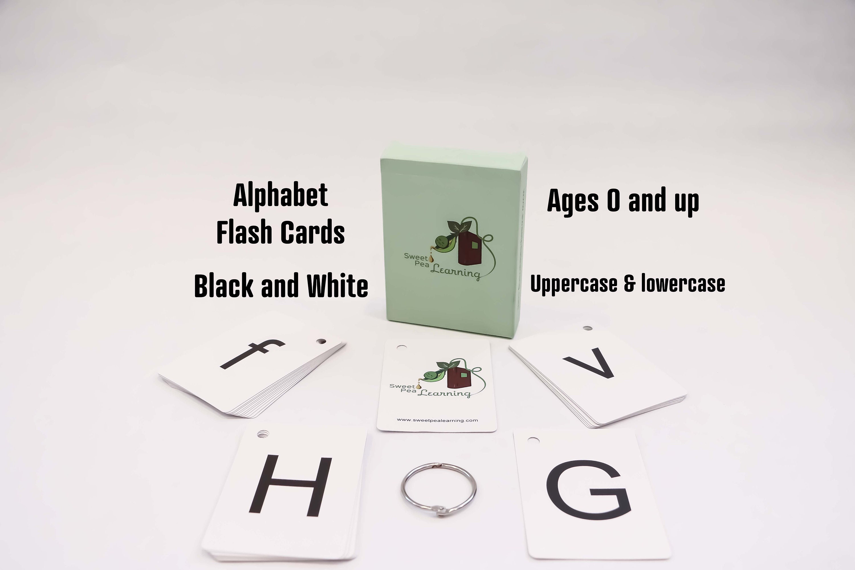 Black and White Alphabet Letter Flash Cards (high Quality) - Etsy