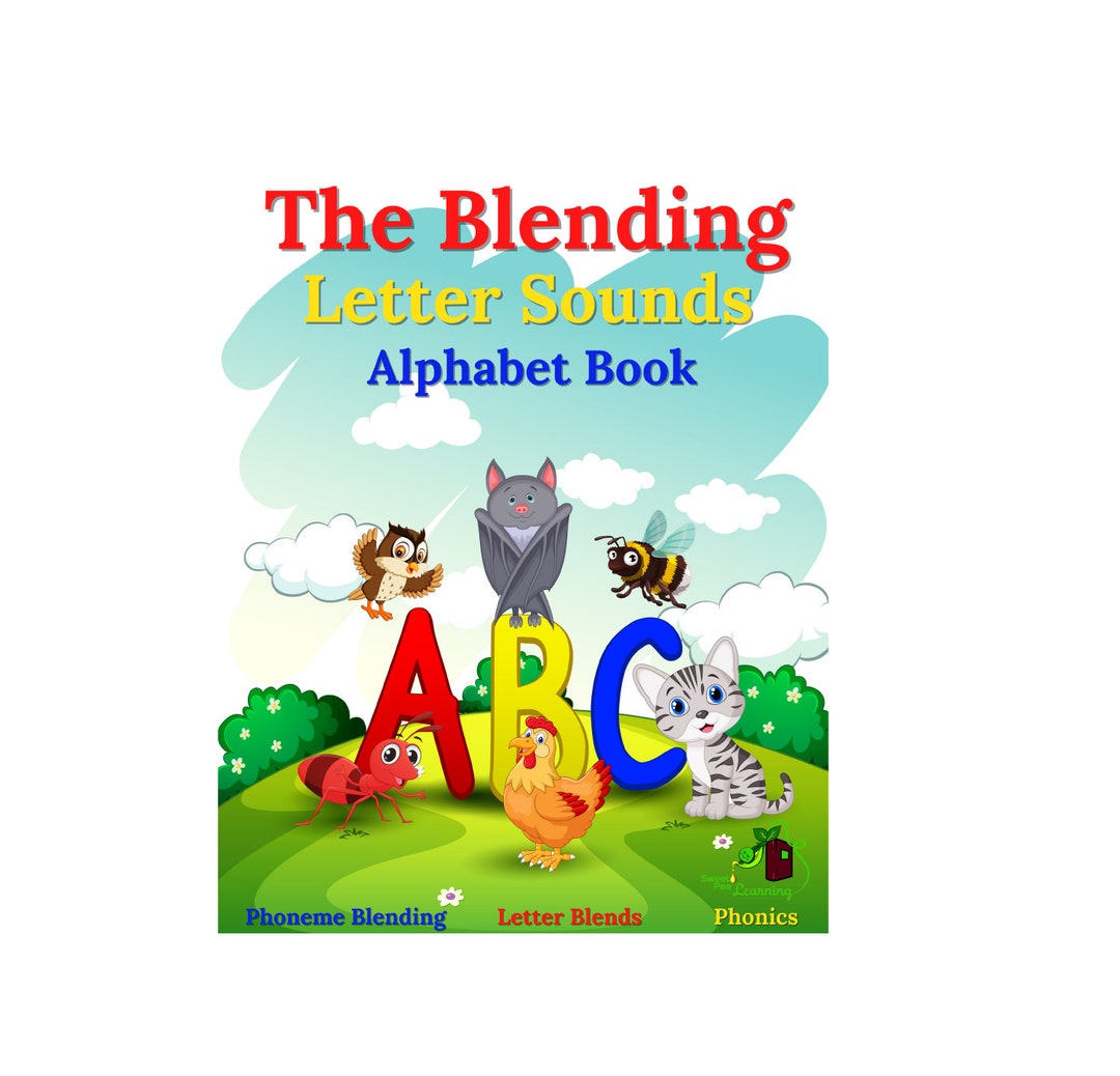 ABC Alphabet Book Phonics Reading (CVC Letter Blends) - Etsy