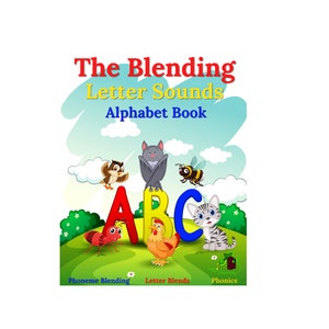 ABC Alphabet Book Phonics Reading (CVC Letter Blends) - Etsy