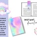 Unicorn Printable Bookmarks - the Perfect Gift for Girls, a My Little ...