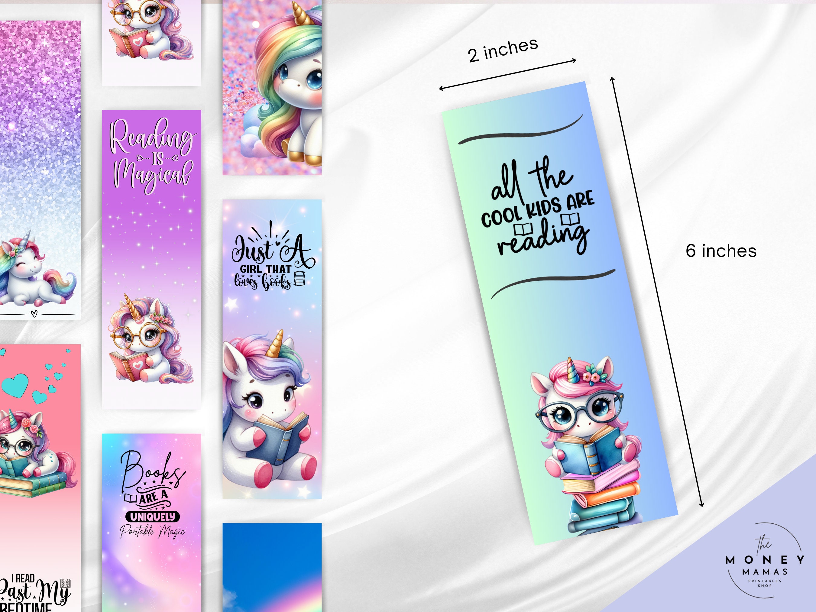 Unicorn Printable Bookmarks - the Perfect Gift for Girls, a My Little ...