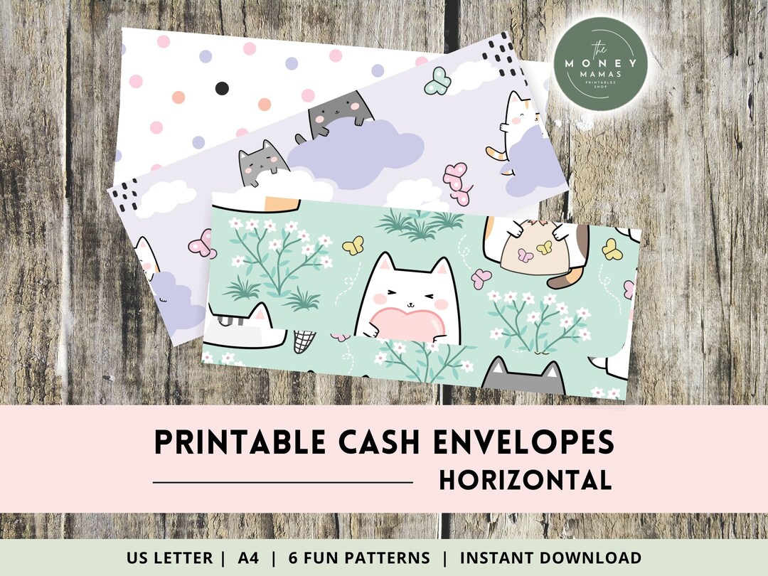Cash Stuffing Envelopes - Cash Envelopes Printable for Budgeting, Money ...