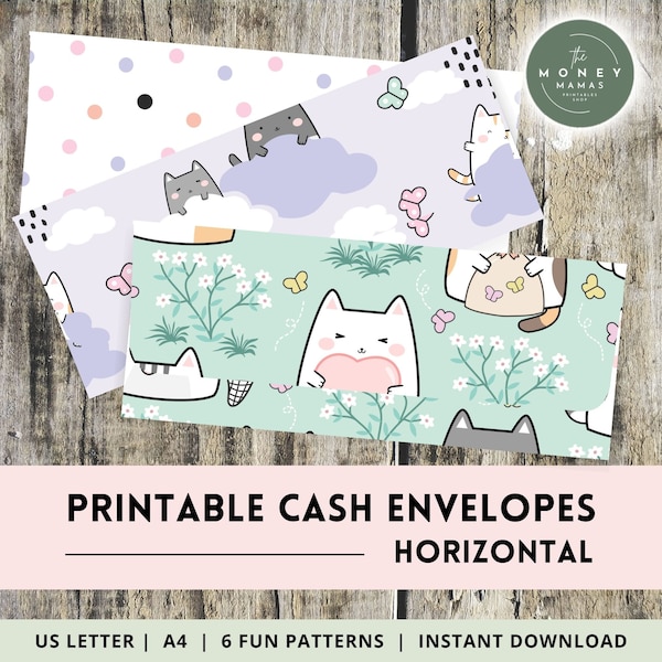 Cash Envelopes Printable - Etsy