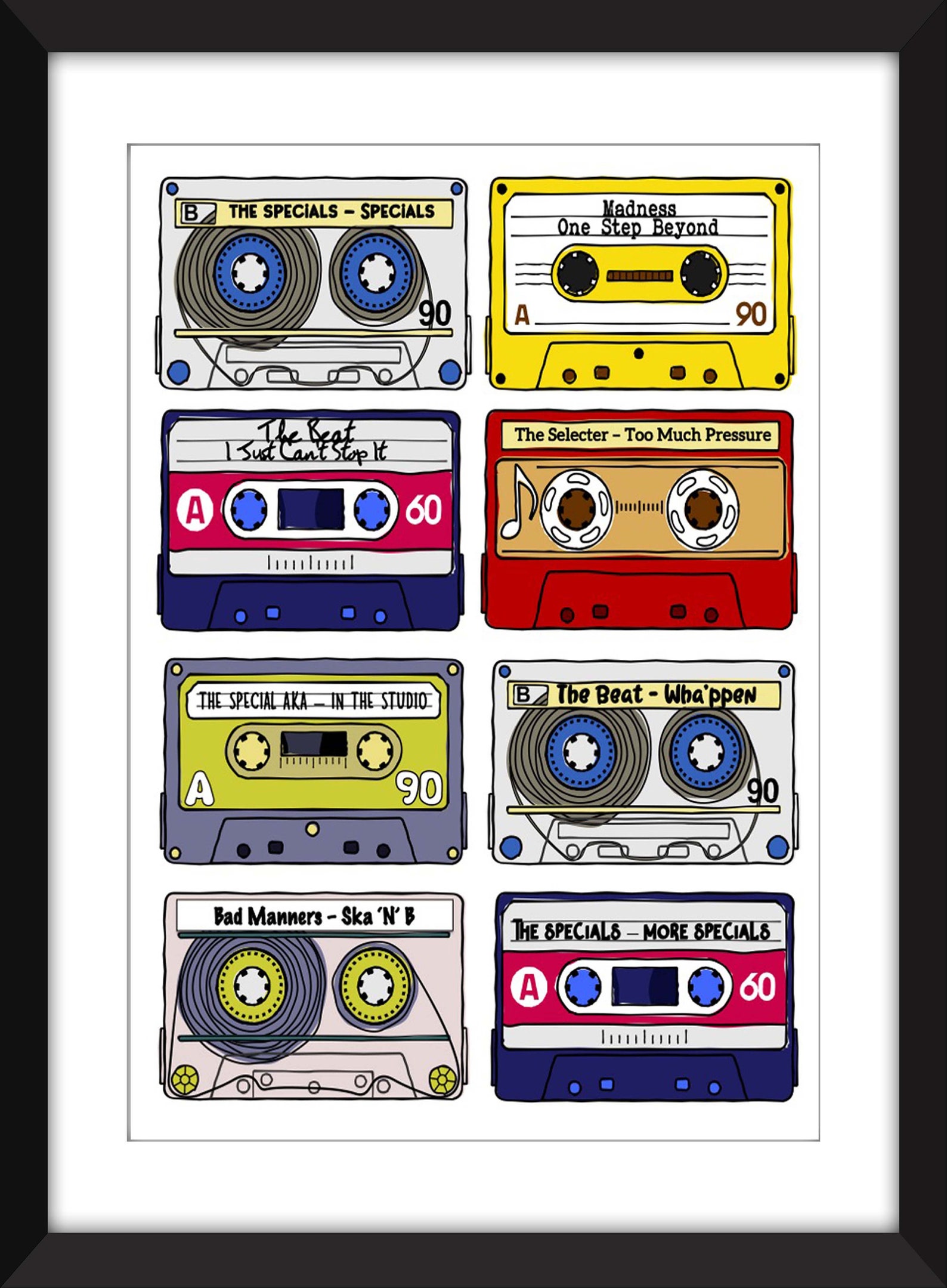 Classic 2-tone Albums - Unframed Print - Ideal Gift for Music Fans - Etsy