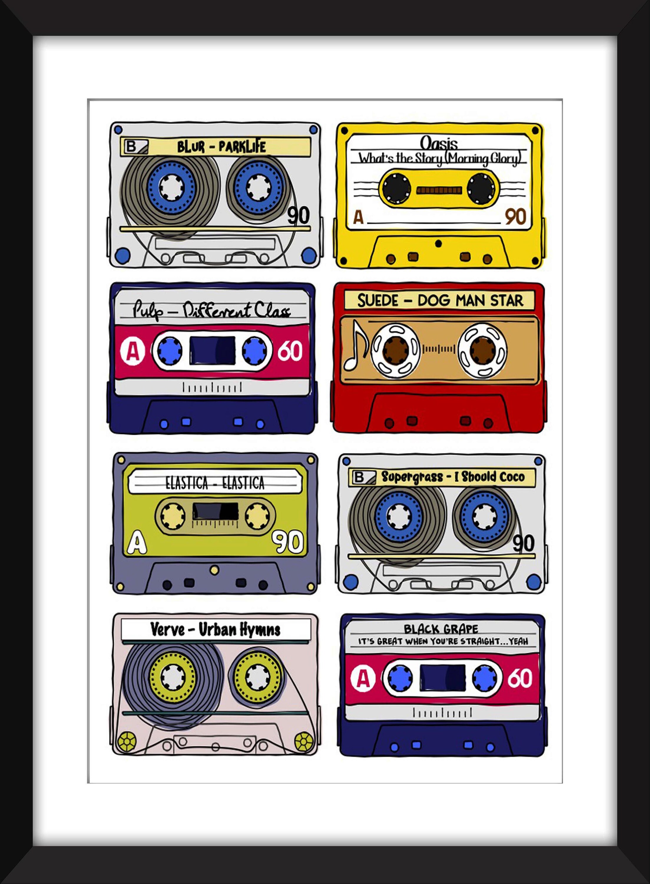 Classic Britpop Albums - Unframed Print - Ideal Gift for Music Fans - Etsy