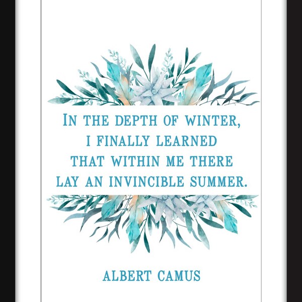 Albert Camus Quote - Etsy