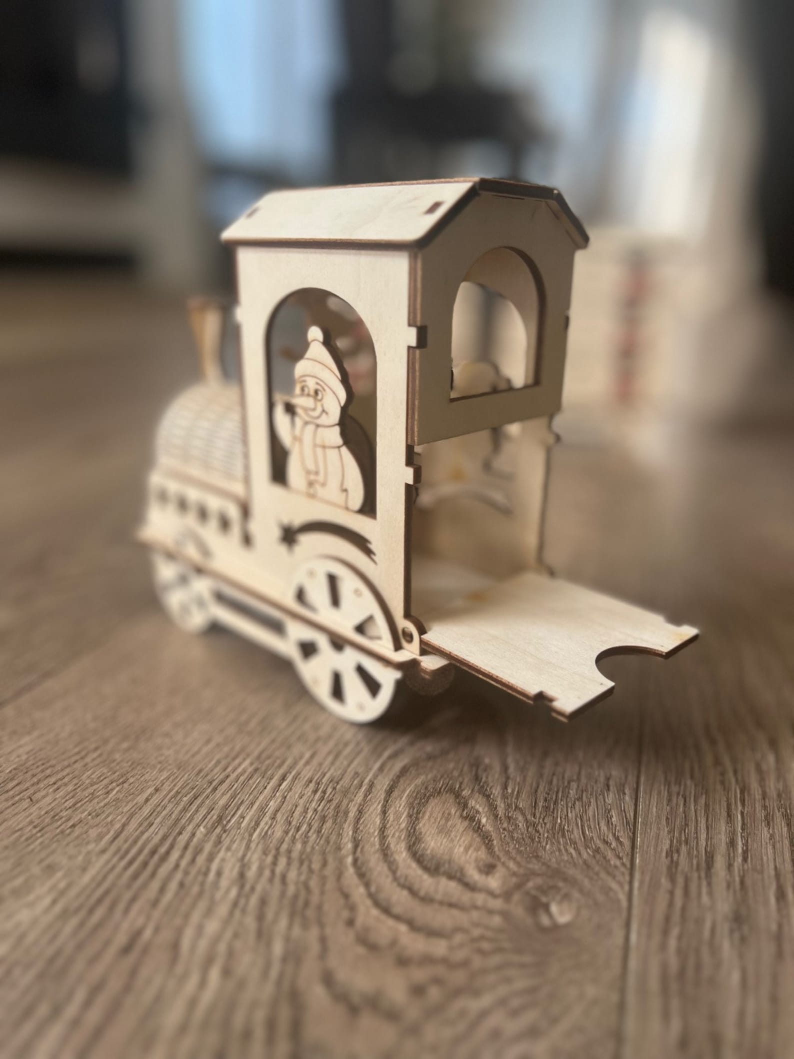 DIY Wooden Train Advent Calendar Kit Personalize Your Christmas ...