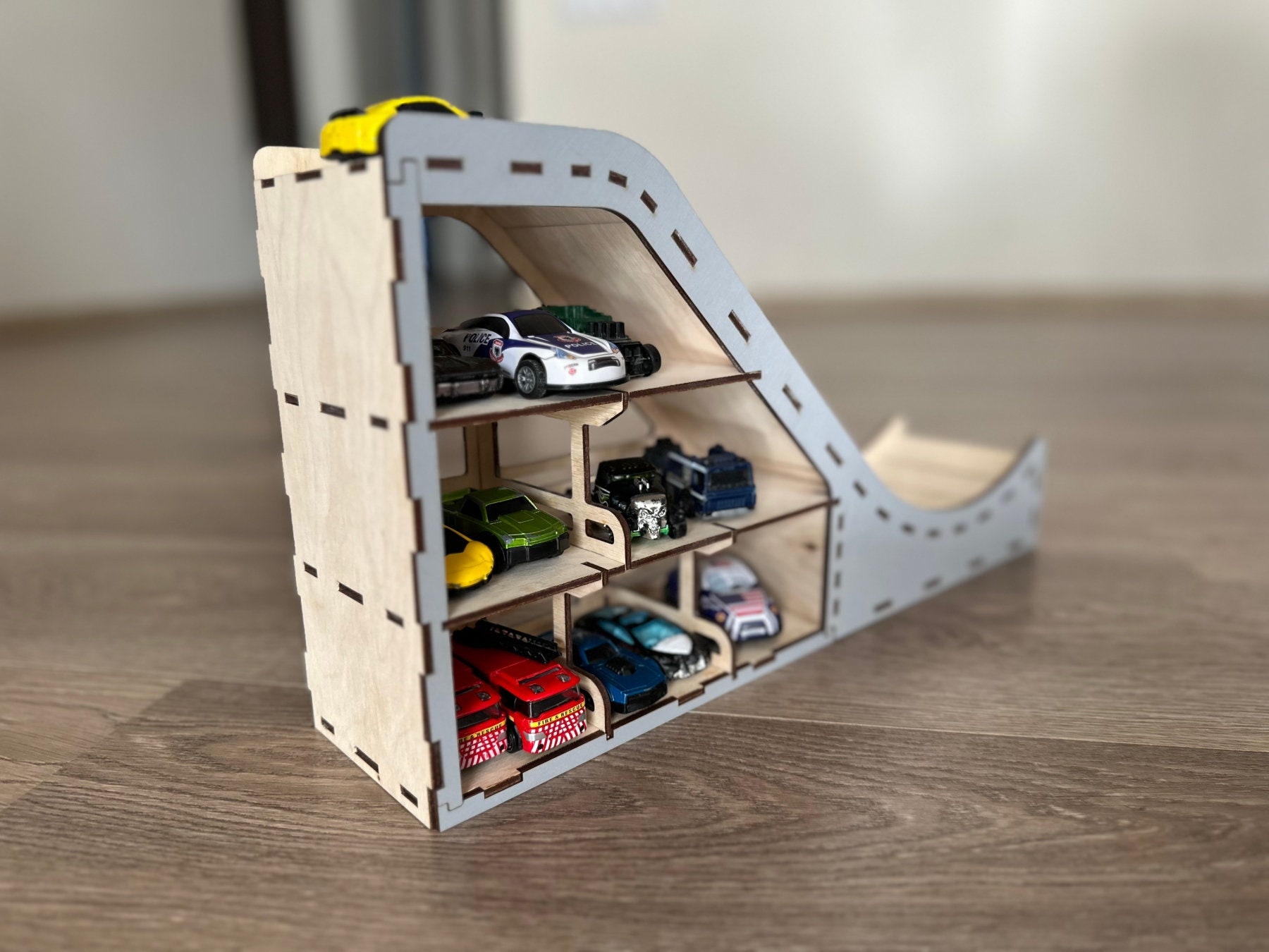 Car Racetrack Toy Ramp for Toddler Personalised Boy Birthday Gift ...