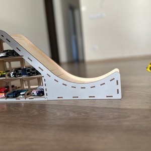 Car Racetrack Toy Ramp for Toddler | Personalised Boy Birthday Gift ...