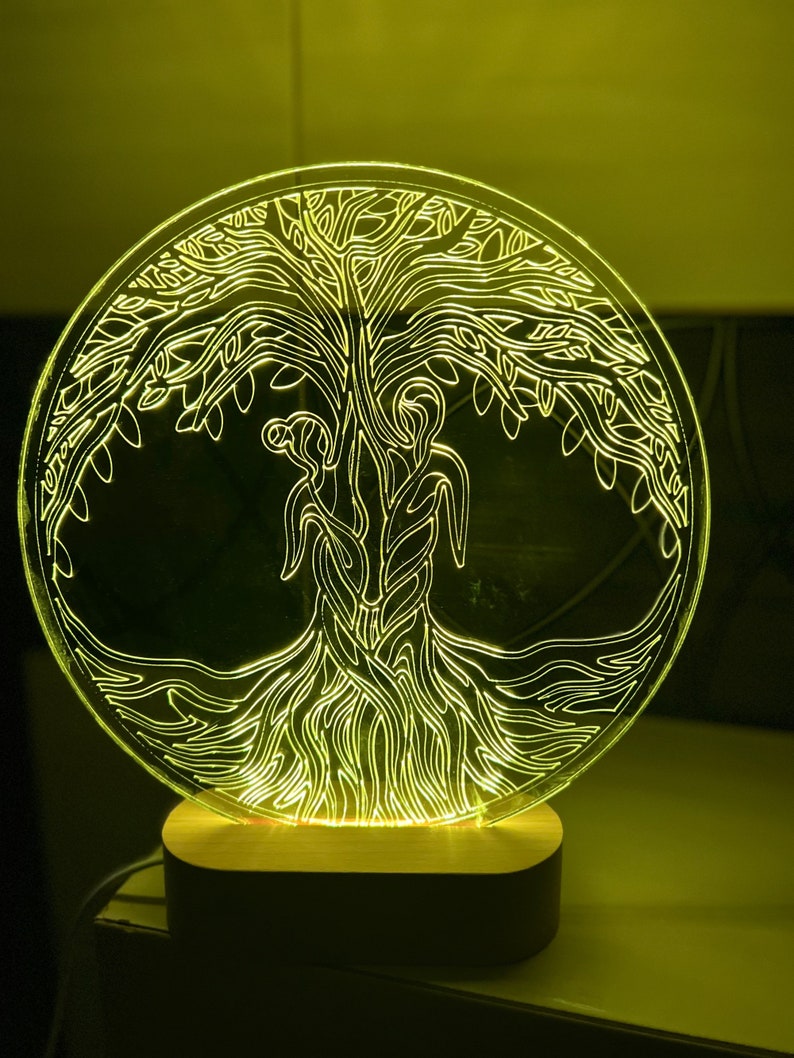 3D Led Light Family Tree of Life Lamp - Etsy