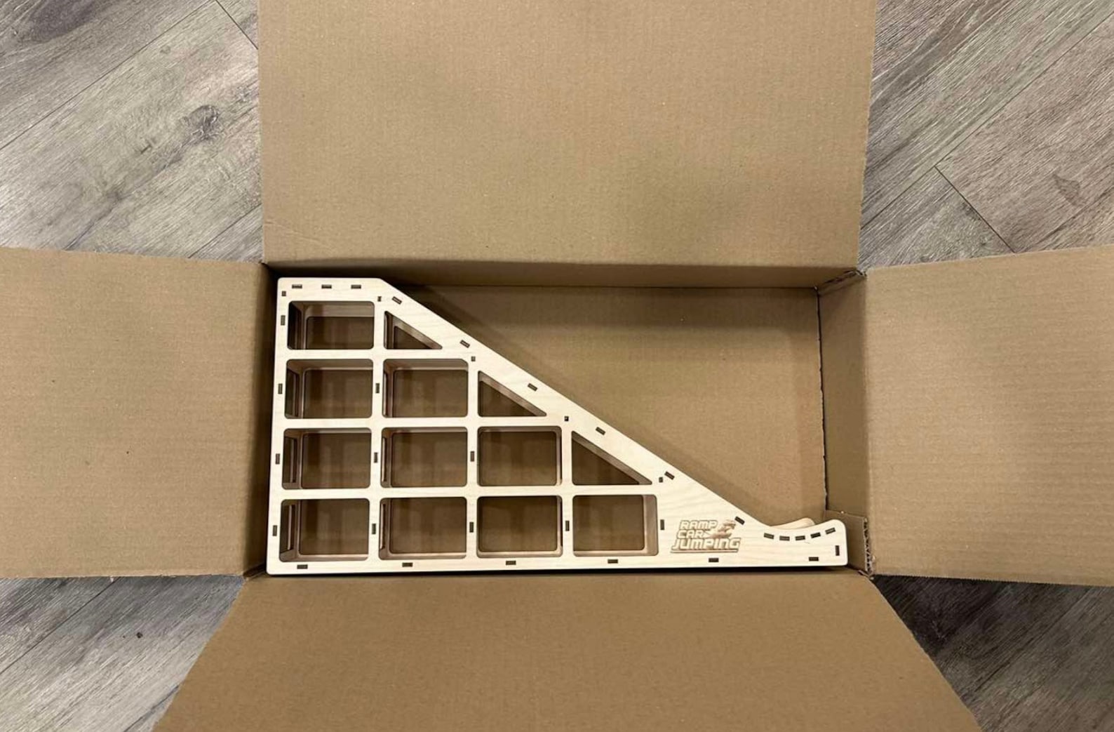 Car Race Track Toy for Toddler Trampoline and Auto Garage Toy ...