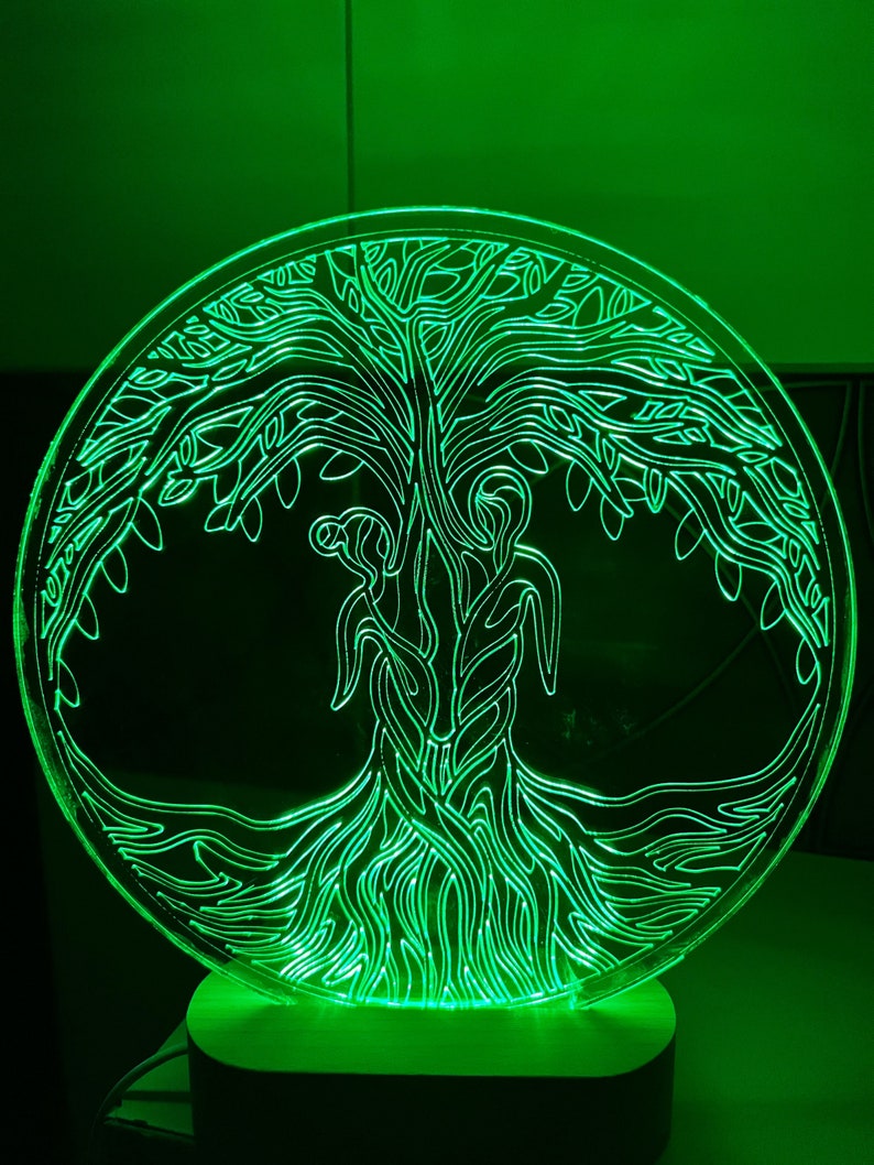 3D Led Light Family Tree of Life Lamp - Etsy