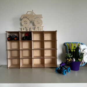 Monster Truck Shelf, Toy Car Shelf | Monster Truck Organizer ...