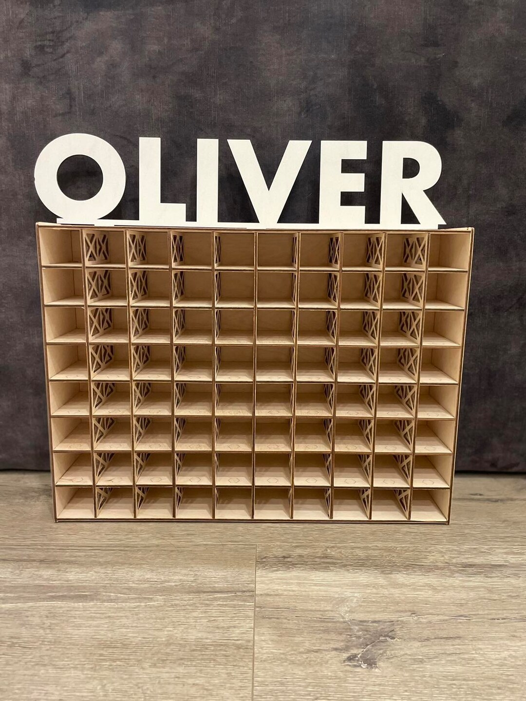 80 Slots Car Toy Display | Personalised Wooden Toy Car Garage | Wooden ...