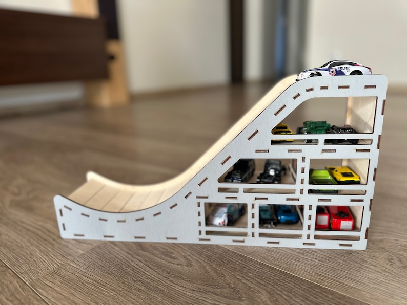 Car Racetrack Toy Ramp for Toddler Personalised Boy Birthday Gift ...