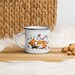 Foxy Enamel Mug / 12oz / Fox Gift / Cute Camping Mug - Etsy