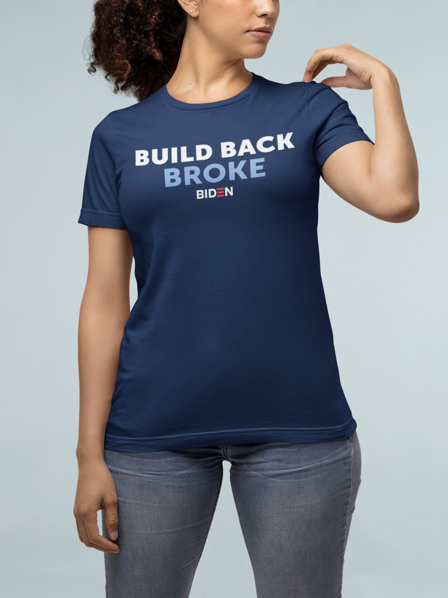 Build Back Broke Unisex Shirt Anti Biden Tee, Patriotic American Flag ...