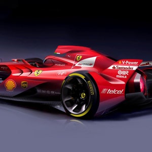 High-resolution 4K / 8K Downloadable Digital Ferrari Posters and Prints ...