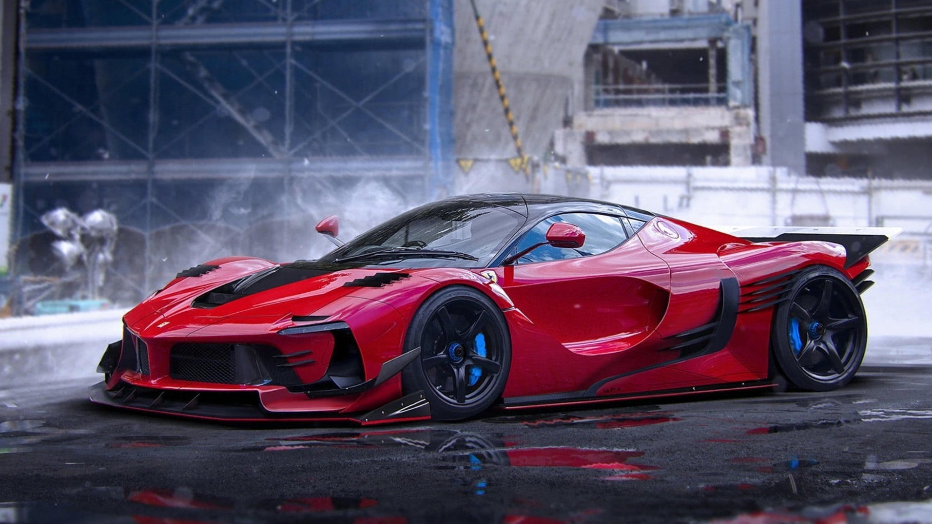 High-resolution 4K / 8K Downloadable Digital Ferrari Posters and Prints ...