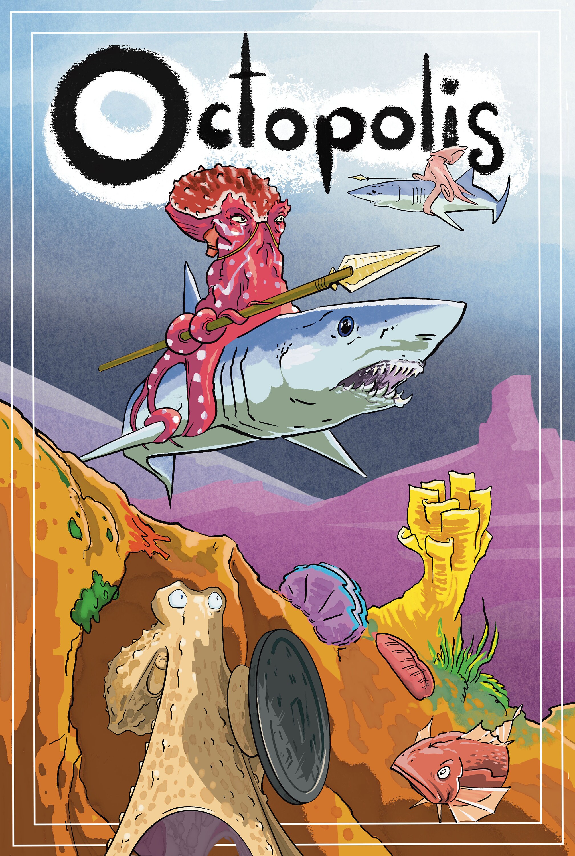 Hunted Octopolis Cover Print - Etsy