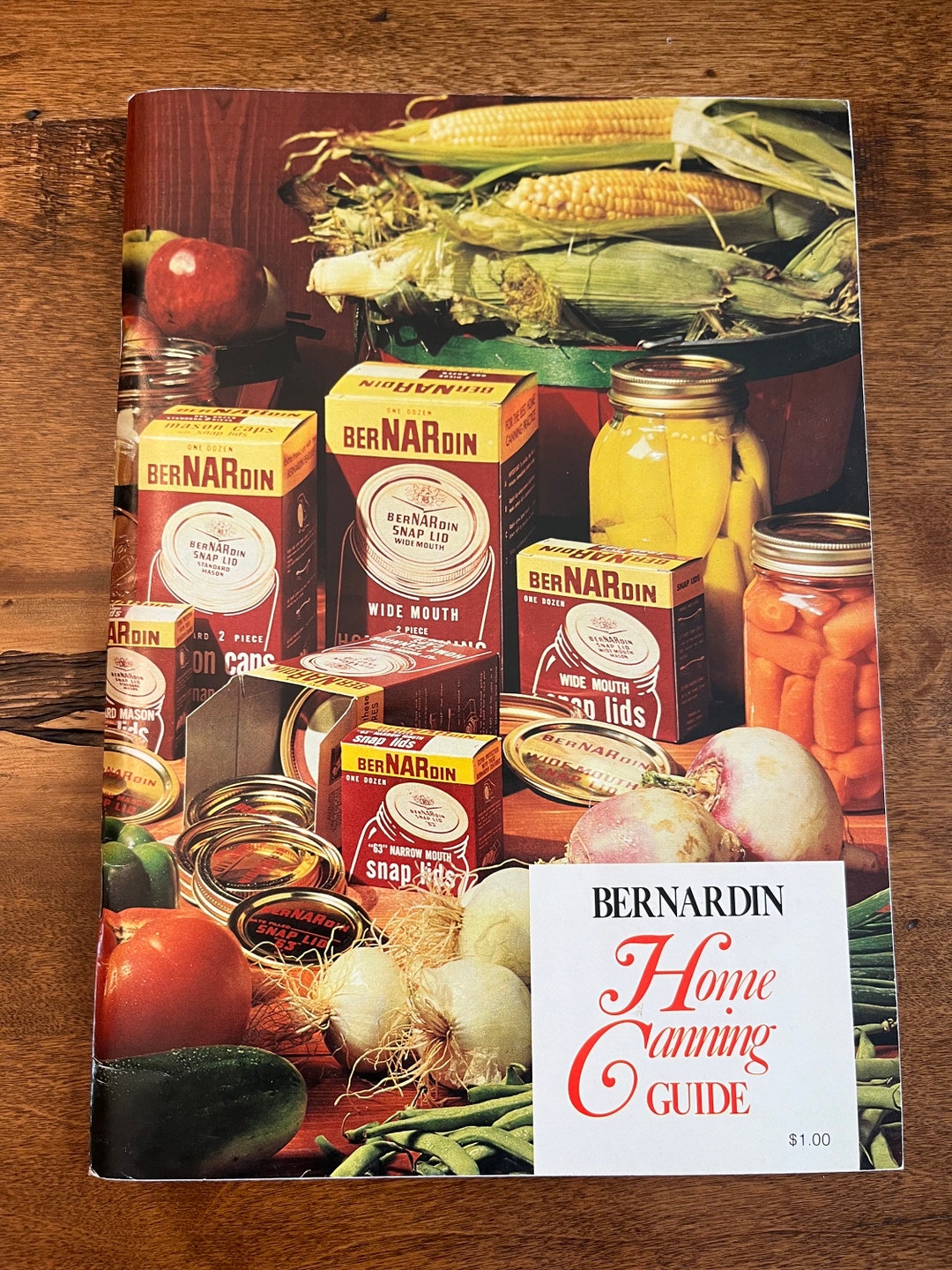 1975 Bernardin Home Canning Guide Vintage Booklet With Timetables for ...