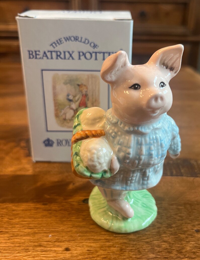Royal Albert ~ Beatrix Potter Mouse Figurine ~ Little Pig Robinson ...