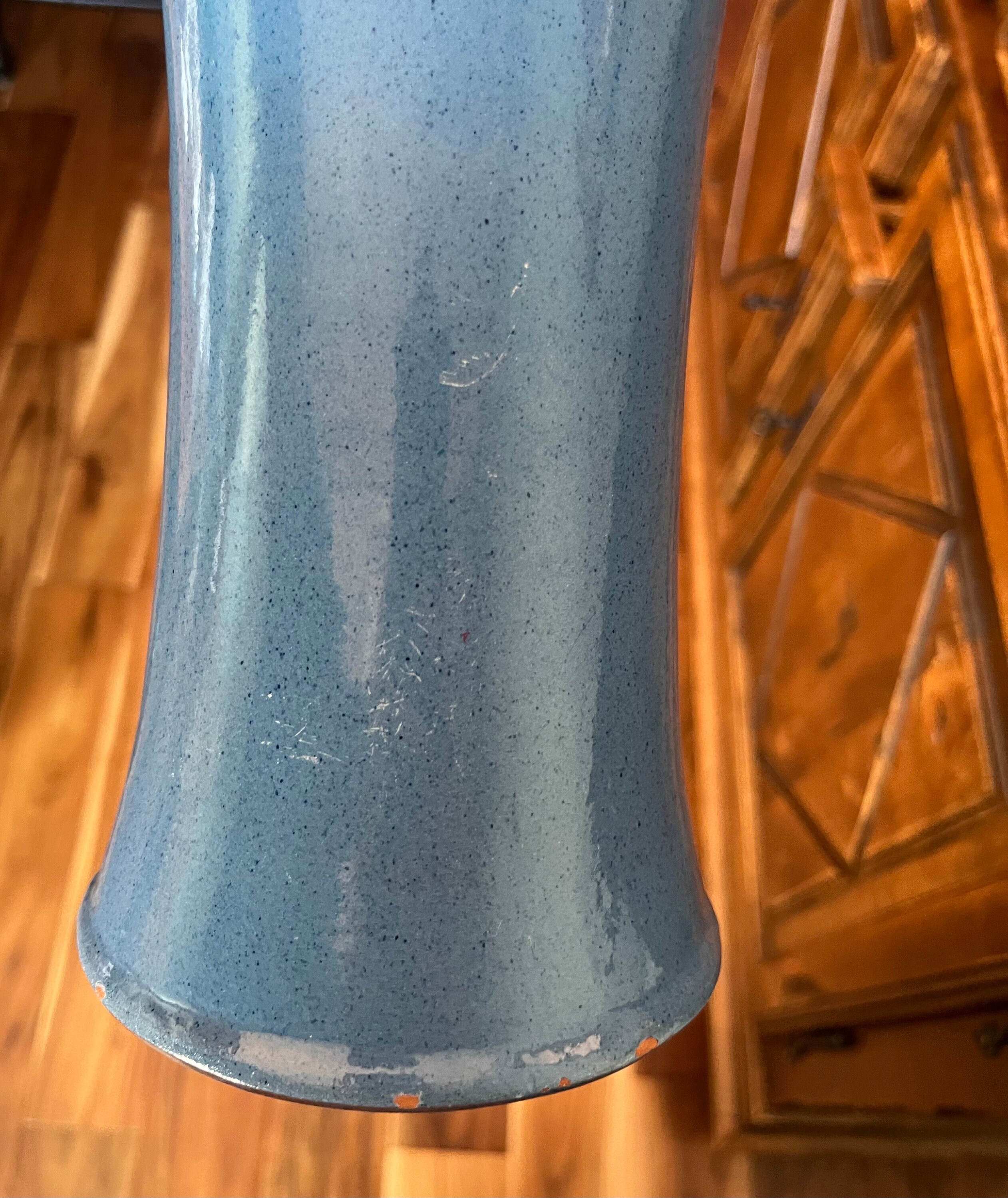 Peters and Reed Pottery Vase - Wilse Blue, High Gloss Glaze. 1921-1926 ...