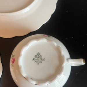 Vintage 1930s Rosenthal Bavaria Pink Rose With Gold Trim Tea Cup ...