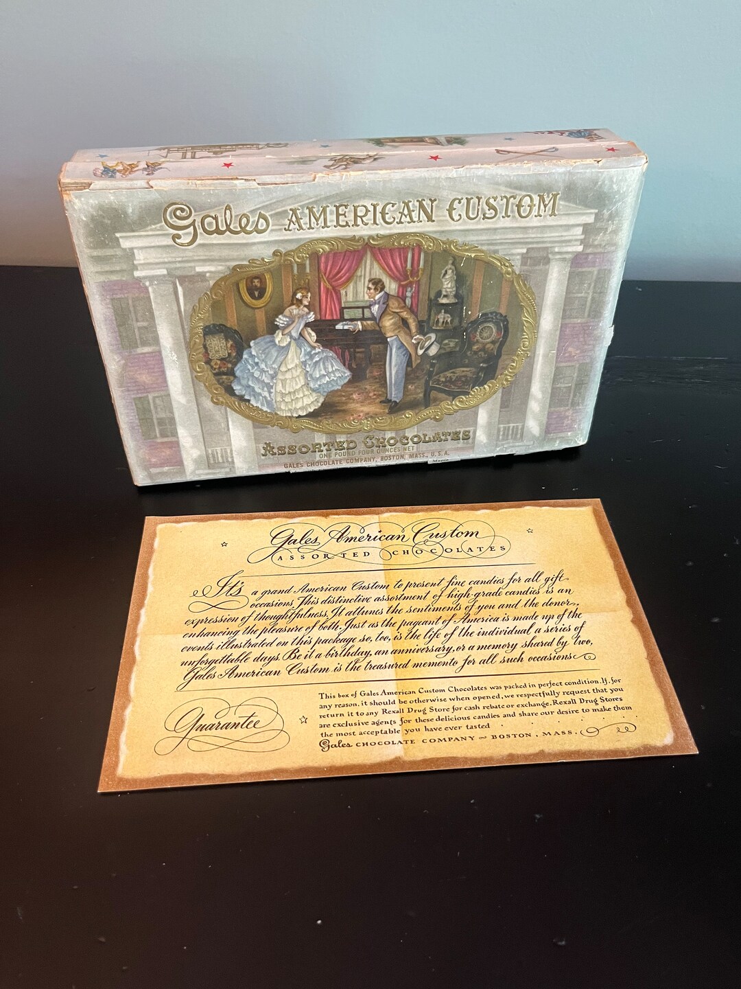 Vintage Gales American Custom Assorted Chocolates Box, Boston, Mass ...