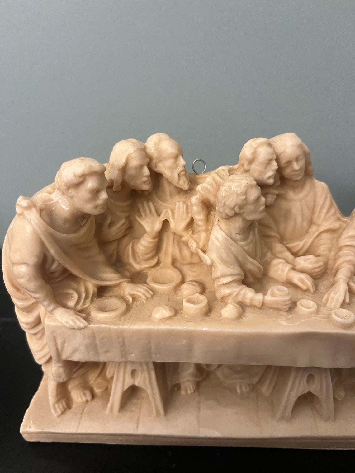 Vintage Religious Figurine - the Last Supper - Jesus & Disciples, Resin ...