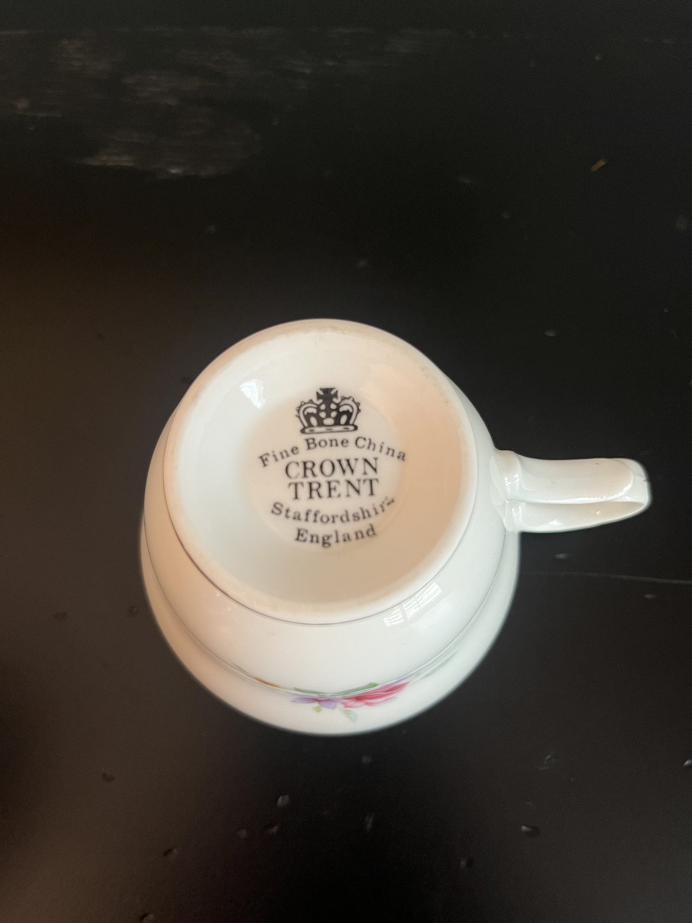 Vintage Crown Trent Tea Cup and Saucer Staffordshire, England - Fine ...