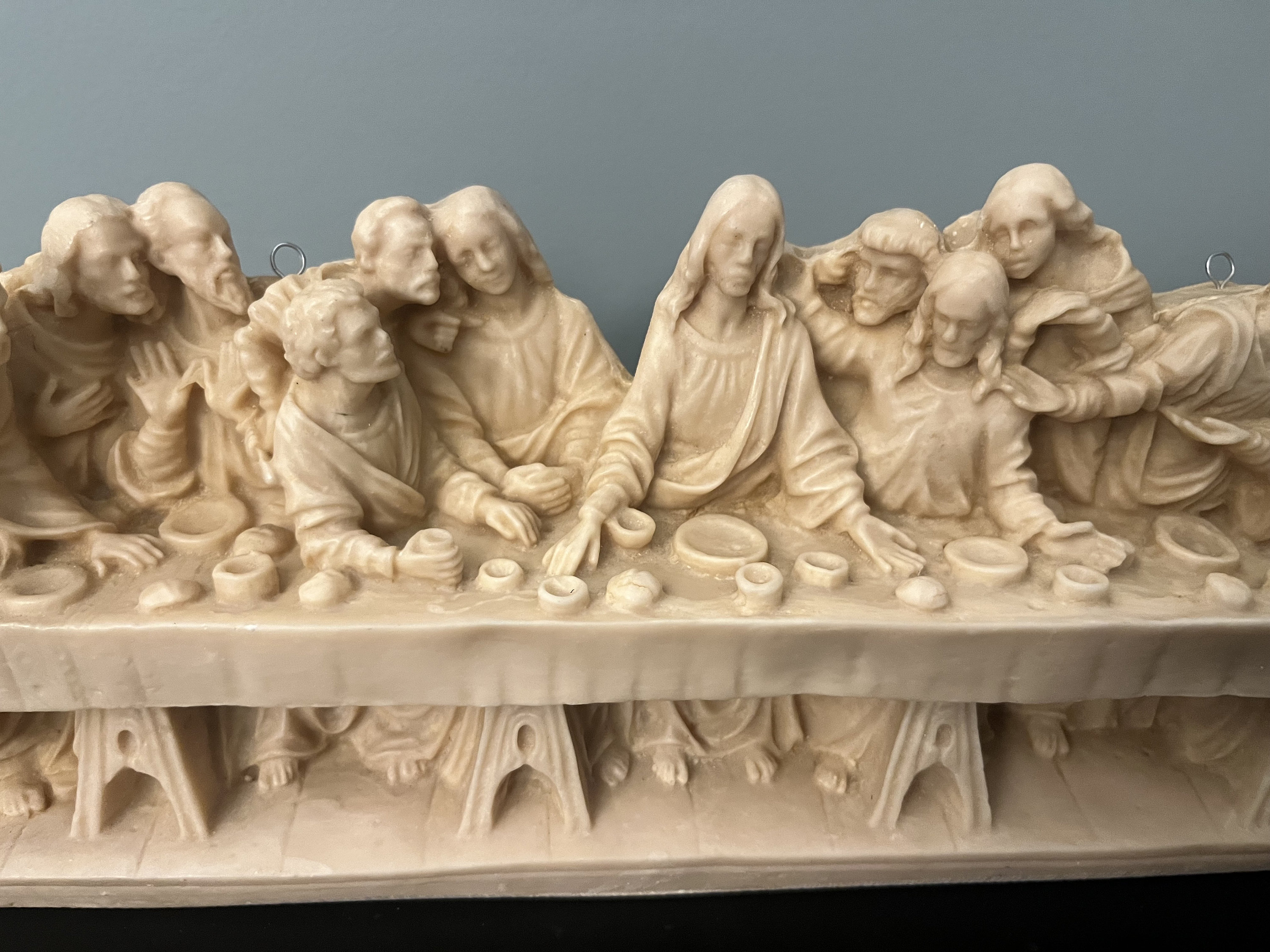 Vintage Religious Figurine - the Last Supper - Jesus & Disciples, Resin ...