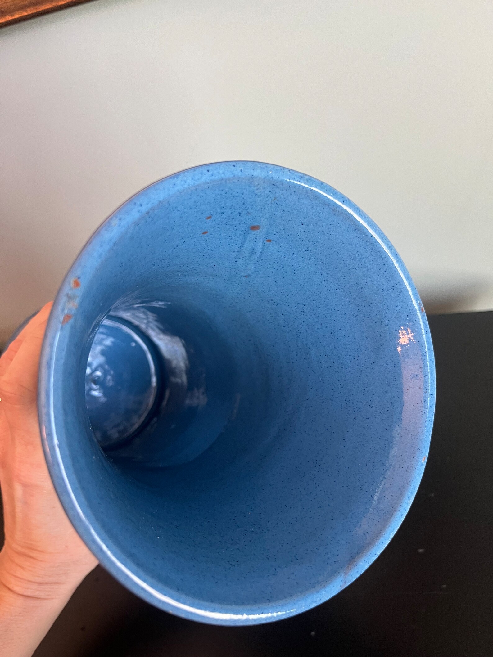 Peters and Reed Pottery Vase - Wilse Blue, High Gloss Glaze. 1921-1926 ...