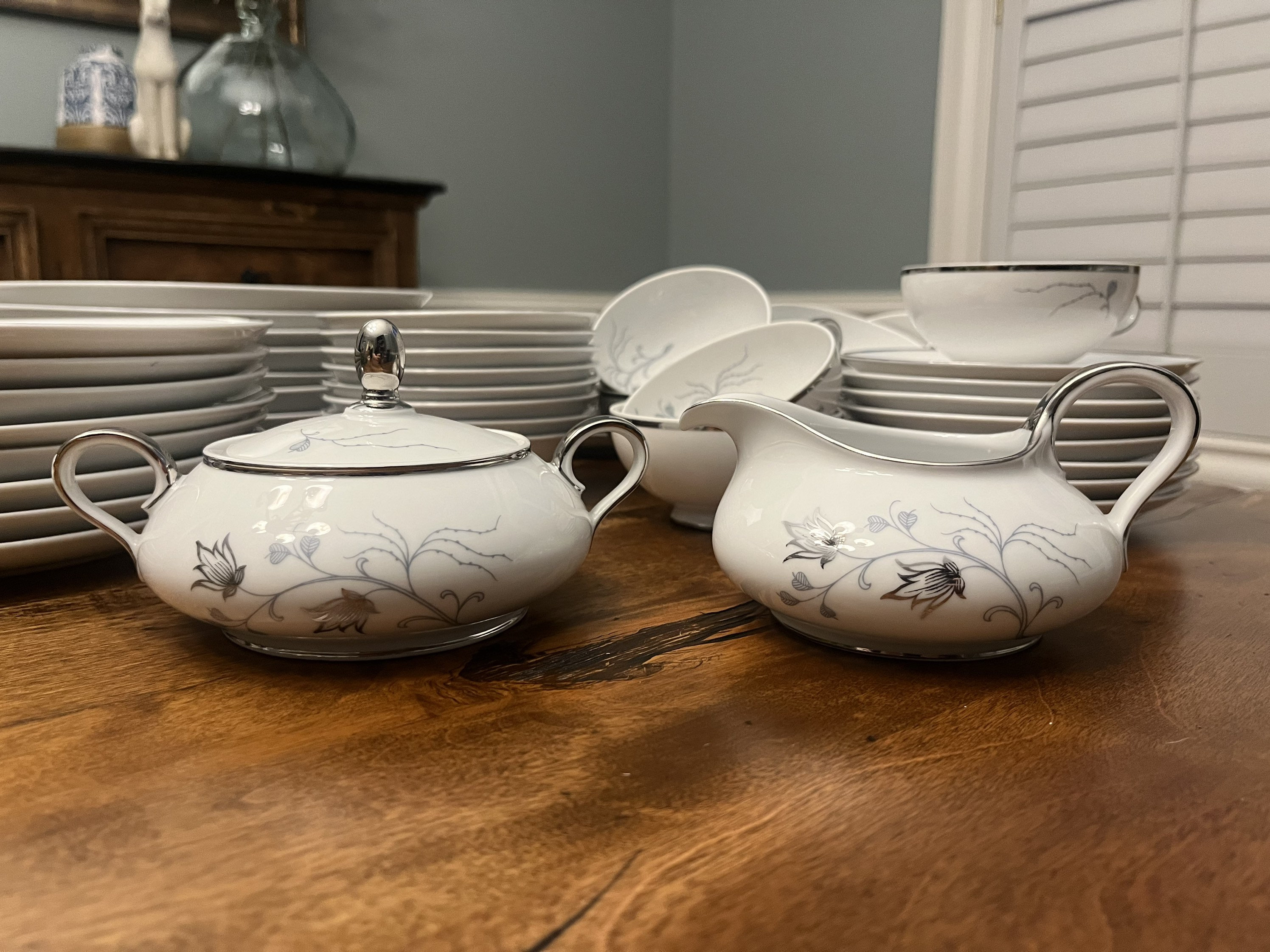 Eschenbach Bavaria Baronet Fine China Dishes in Silver Arbor - Etsy