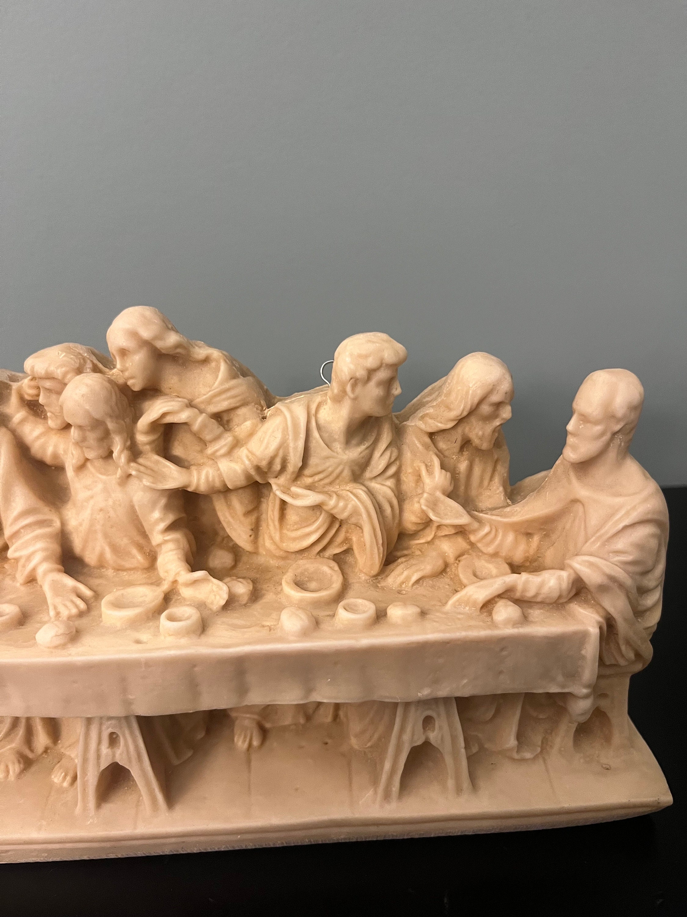 Vintage Religious Figurine - the Last Supper - Jesus & Disciples, Resin ...