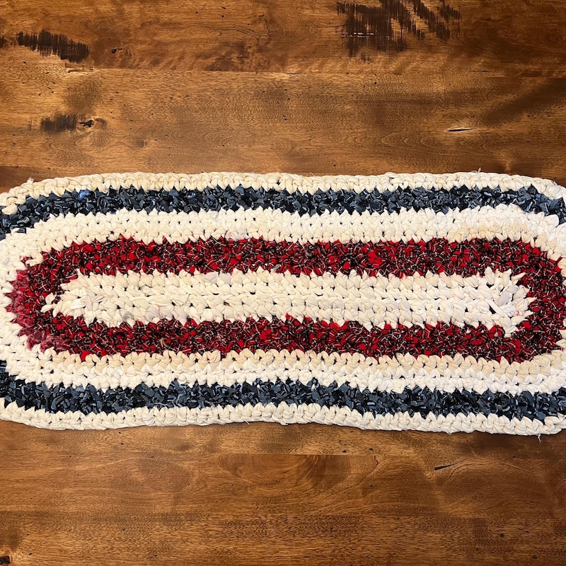 Oval Rag Rug - Etsy