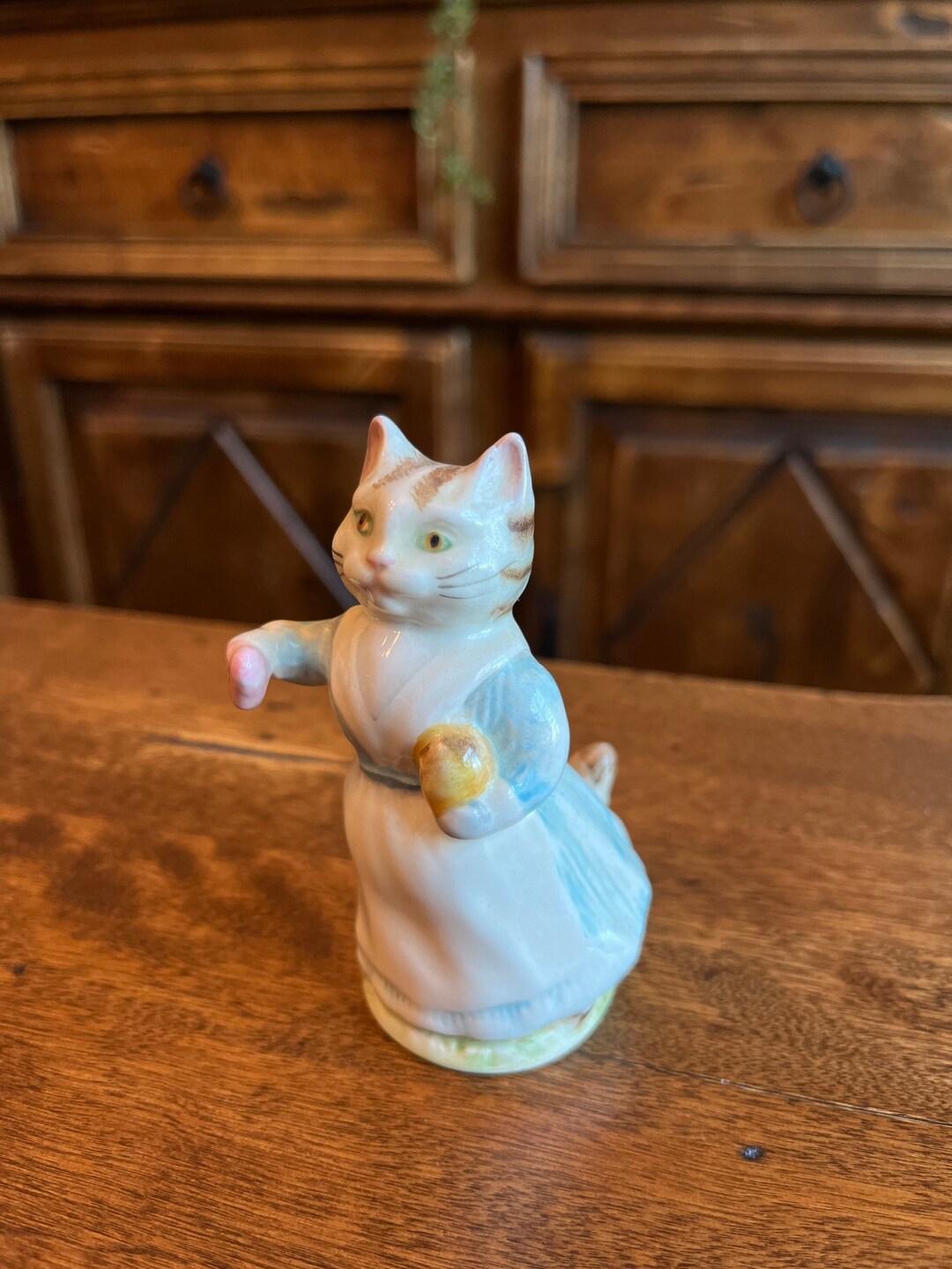 Vintage Beatrix Tabitha Twitchett Cat Figurine - by Frederick Warne ...