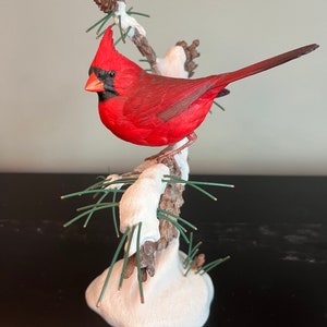 Danbury Mint Bird Figurine Cardinal Winter's Jewel Bob Guge Great Gift ...
