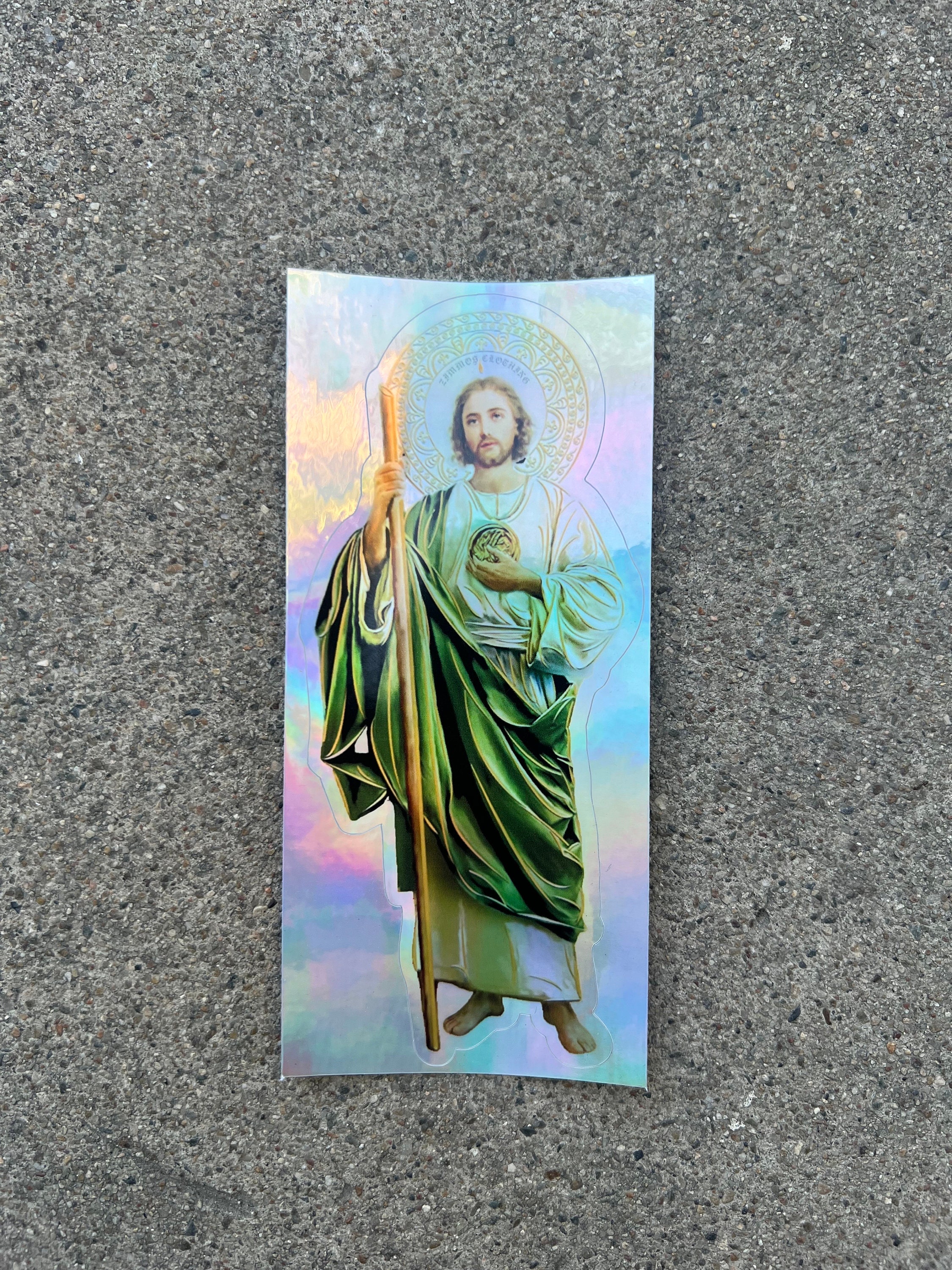 San Judas Tadeo Holographic Stickers - Etsy