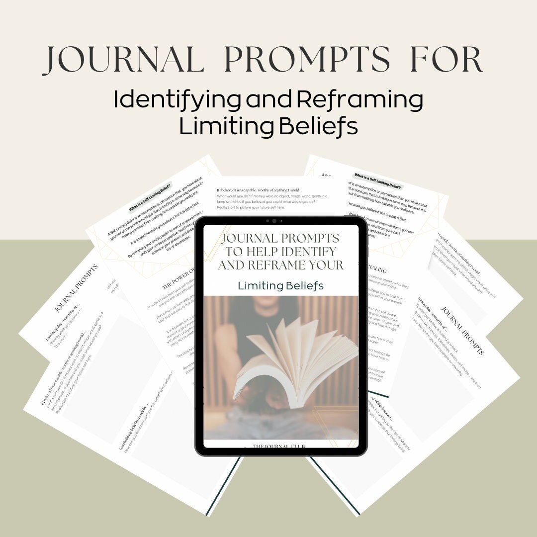 Journal Prompts for Identifying and Reframing Limiting Beliefs ...