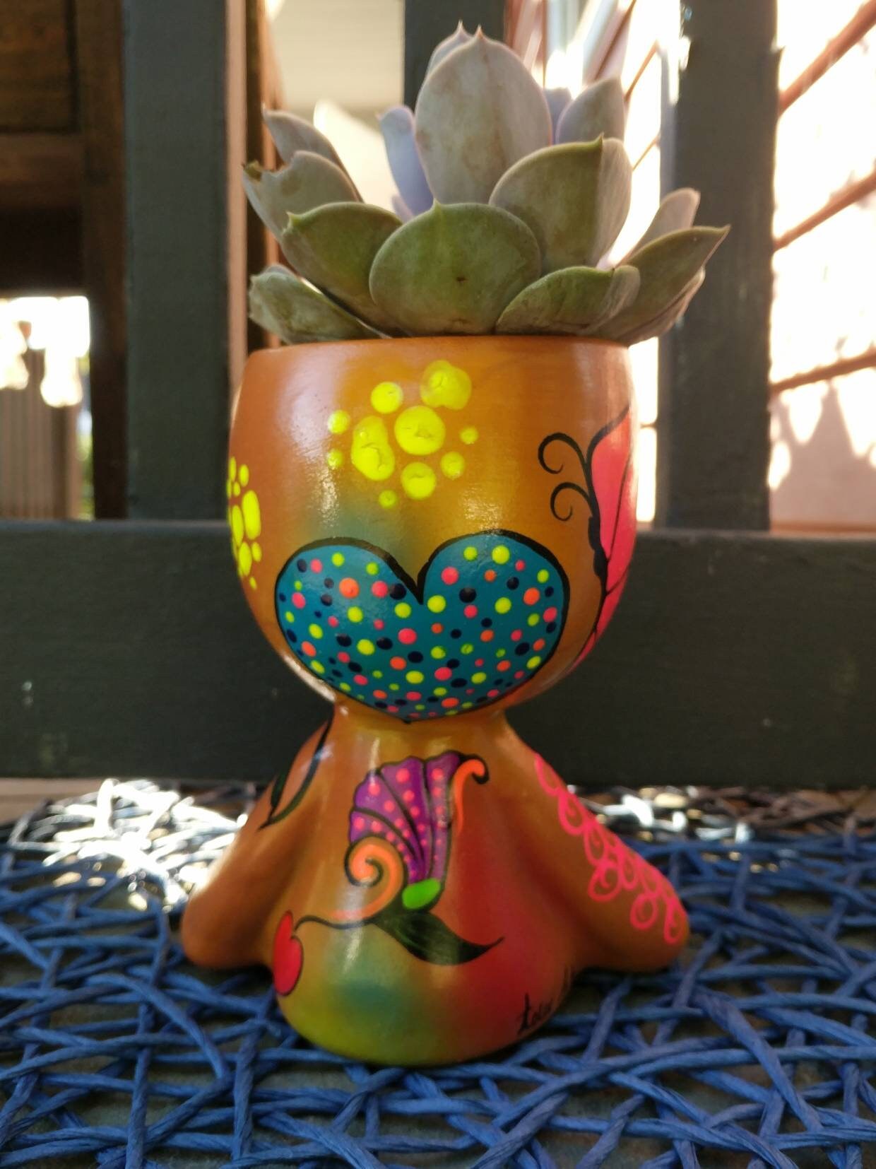 Flower Pot Pot With Drainage Butterfly Succulent Planter - Etsy
